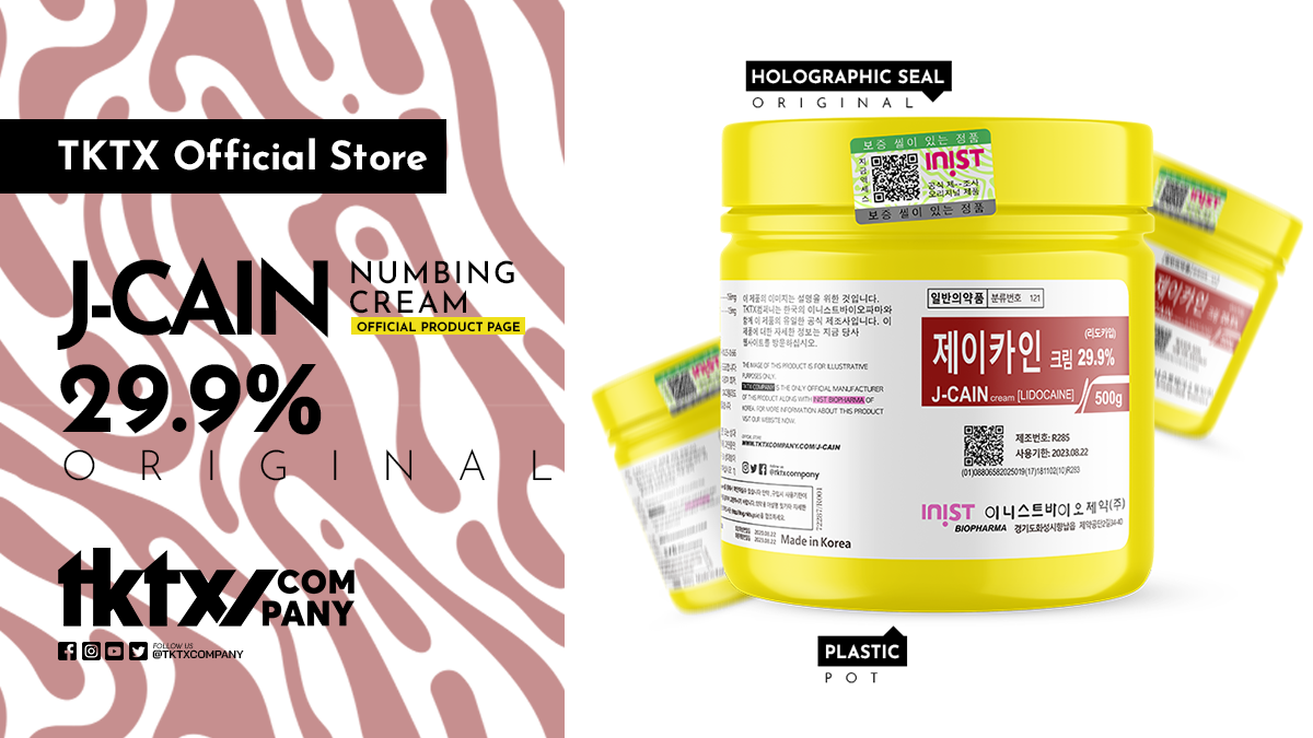 J-Cain Numbing Cream 29.9% Lidocaine • TKTX Company®