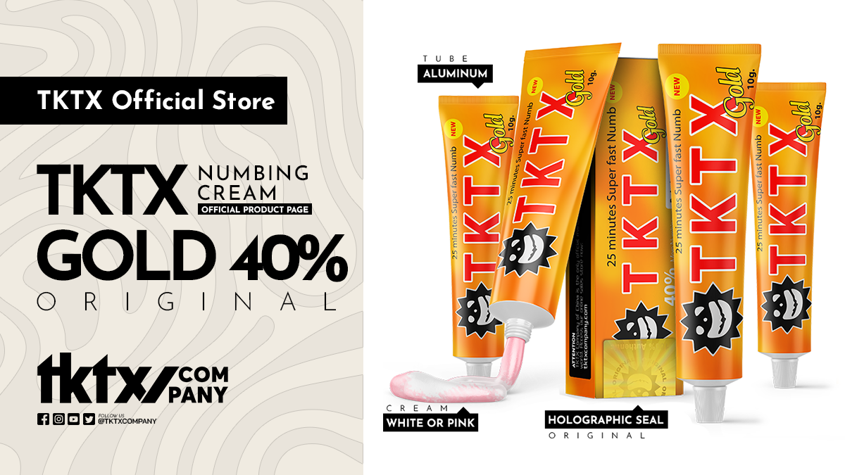 TKTX Gold 40% Numbing Cream • TKTX Company®